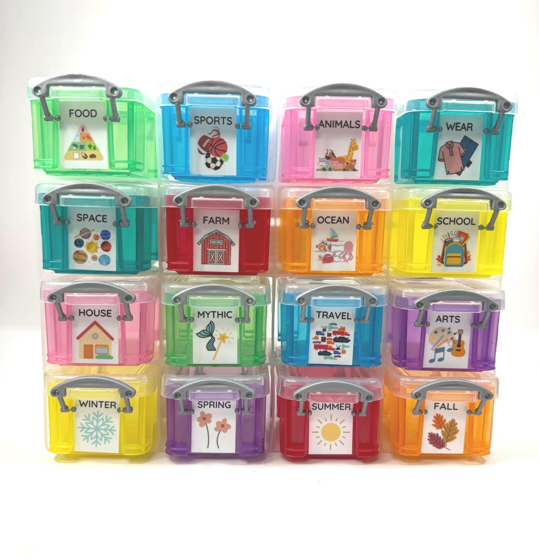 Mini Objects Theme Minis Speech Therapy Kit With 200+ Trinkets for ...