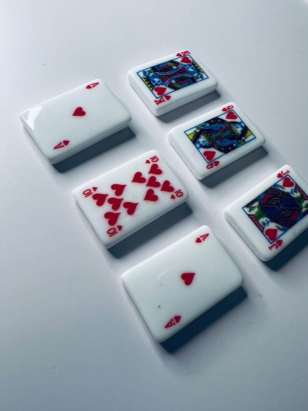 Miniature PLAYING CARD Object - Deck of Cards Trinkets - Miniature ...
