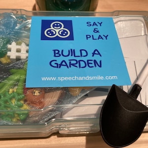 GARDEN Play Sequence Kit Language Kit Speech Therapy Mini Objects Task ...