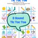 S Sound Tic-tac-toe PRINTABLE Speech Sounds Tic-tac-toe Print and Play ...
