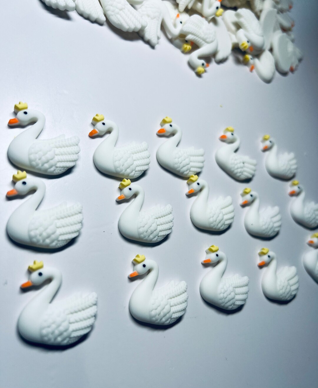 Miniature SWAN Trinket Mini Objects Speech Therapy I Spy Trinkets Bird ...