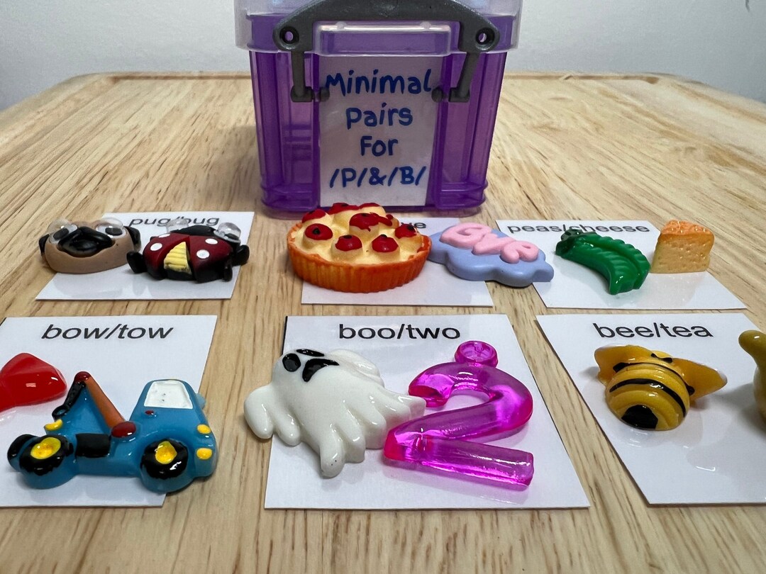 Minimal Pair Speech Therapy Mini Objects Articulation Objects Final ...