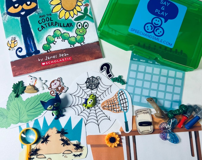 Story Kit for Pete the Cat: Cool Caterpillar – Mini Objects for Speech ...