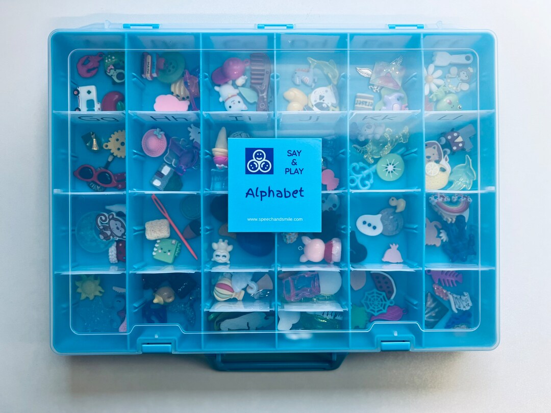 Alphabet Objects in Case Phonics Kit Digraphs Blends Montessori ...