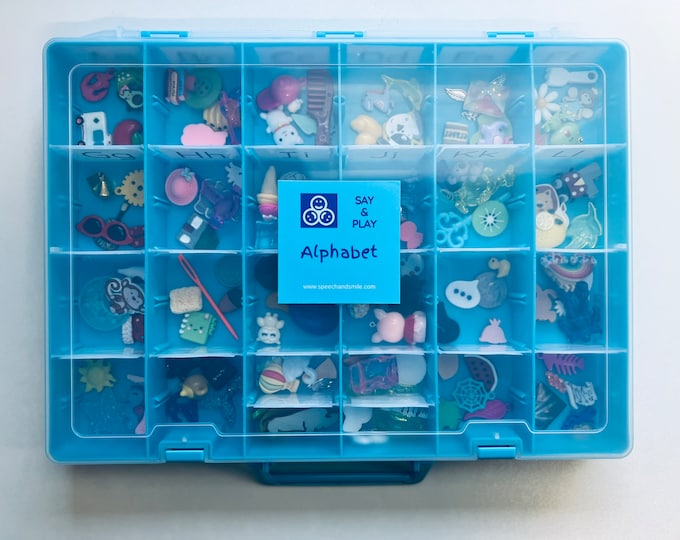Alphabet Objects in Case Phonics Kit Digraphs Blends Montessori ...