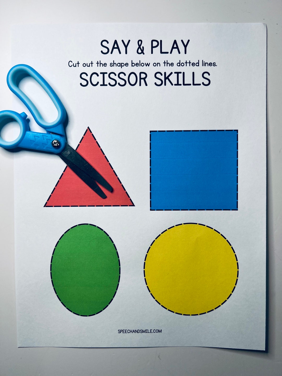Cutting Shapes Worksheet Download Printable-scissor Worksheet Printable ...