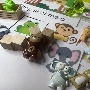Dear Zoo Story Kit Speech Therapy Mini Objects Zoo Book Preschool Book ...