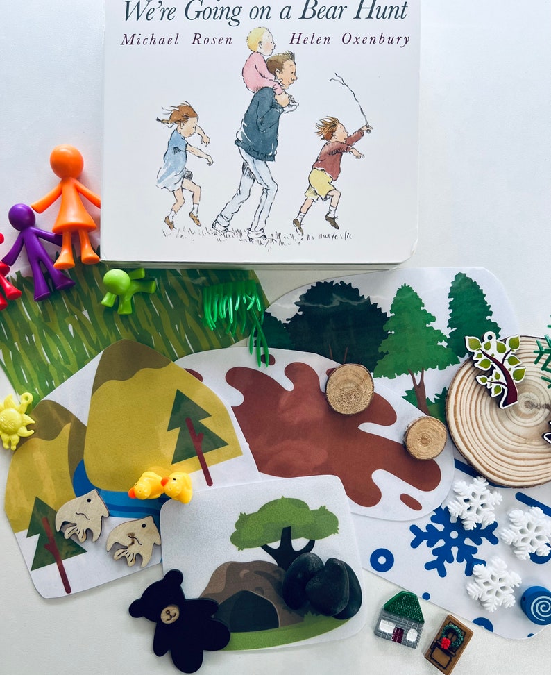 Going on a Bear Hunt Objects-story Kit-story Props-speech - Etsy