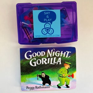 Good Night Gorilla Story Kit – Mini Objects for Speech Therapy & Early ...