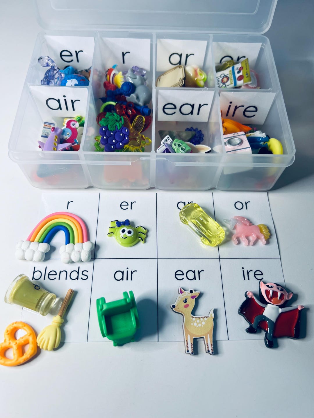Say and Play R Sound Mini Objects Speech Therapy Pre and Vocalic R ...