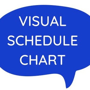 Visual Schedule Chart-daily Routine Chart-do DONE Move Chart-speech ...