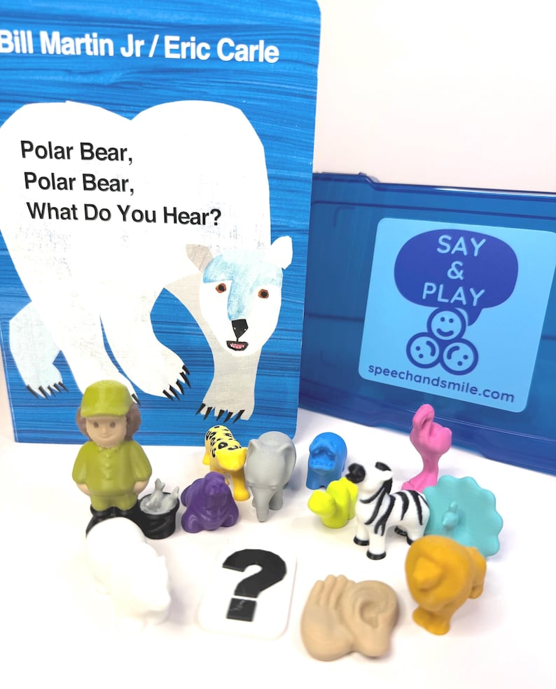 Say and Play Mini Object Story Kit – Polar Bear, Polar Bear What Do You ...