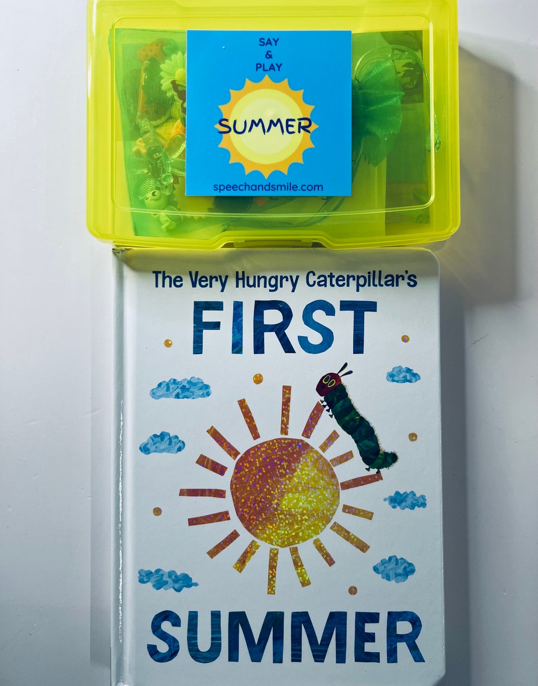 Very Hungry Caterpillar SUMMER Book and Story Kit Summer Mini Objects ...