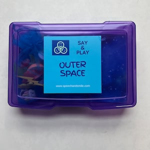 SPACE Theme Mini Objects-space Trinkets-speech Therapy Mini Objects ...