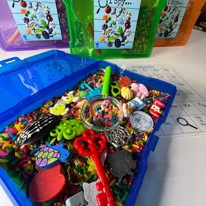 MINIATURE Objects Kit for Speech Therapy Speech Therapy Set Trinkets ...