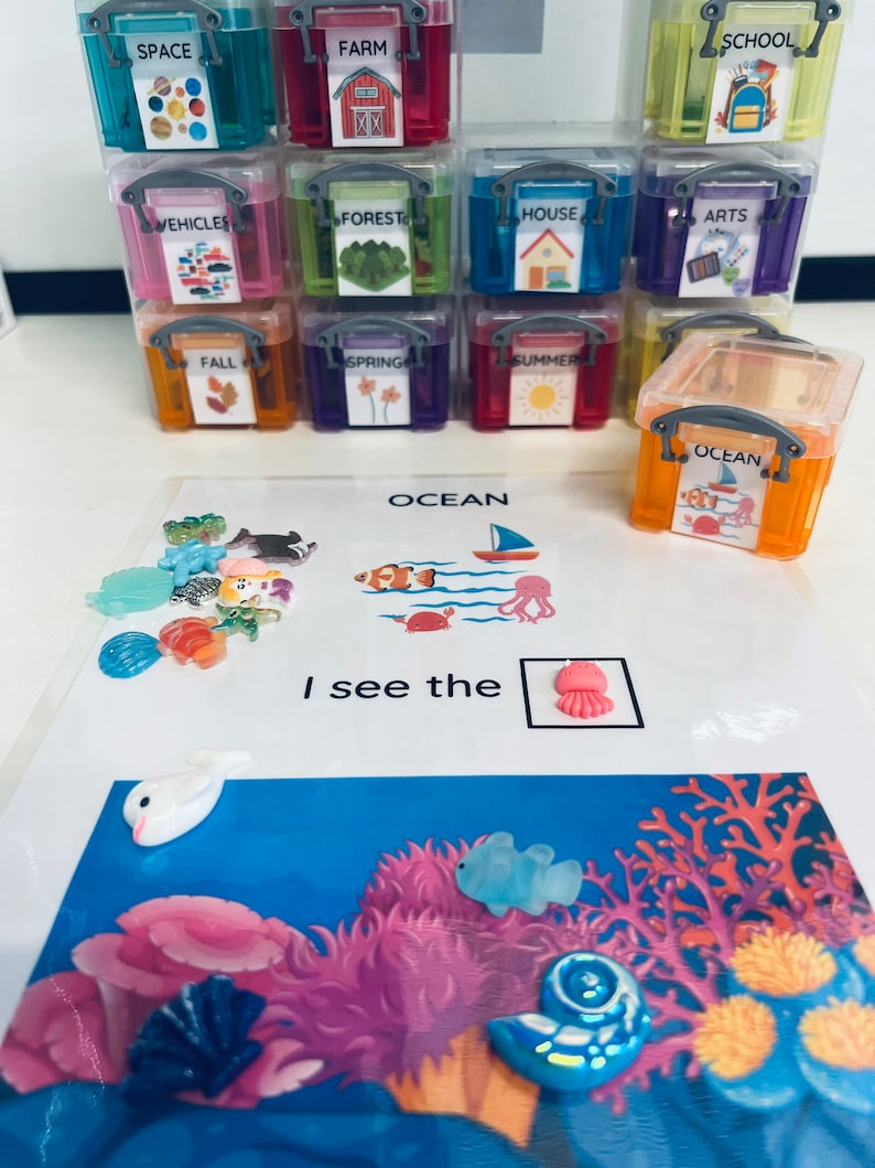 Mini Objects Theme Minis Speech Therapy Kit With 200+ Trinkets for ...