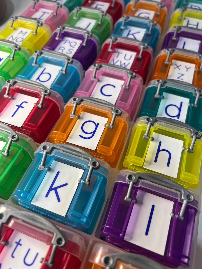 Alphabet Learning Kit: 7 Objects per Letter - Beginning Sounds, Mini ...