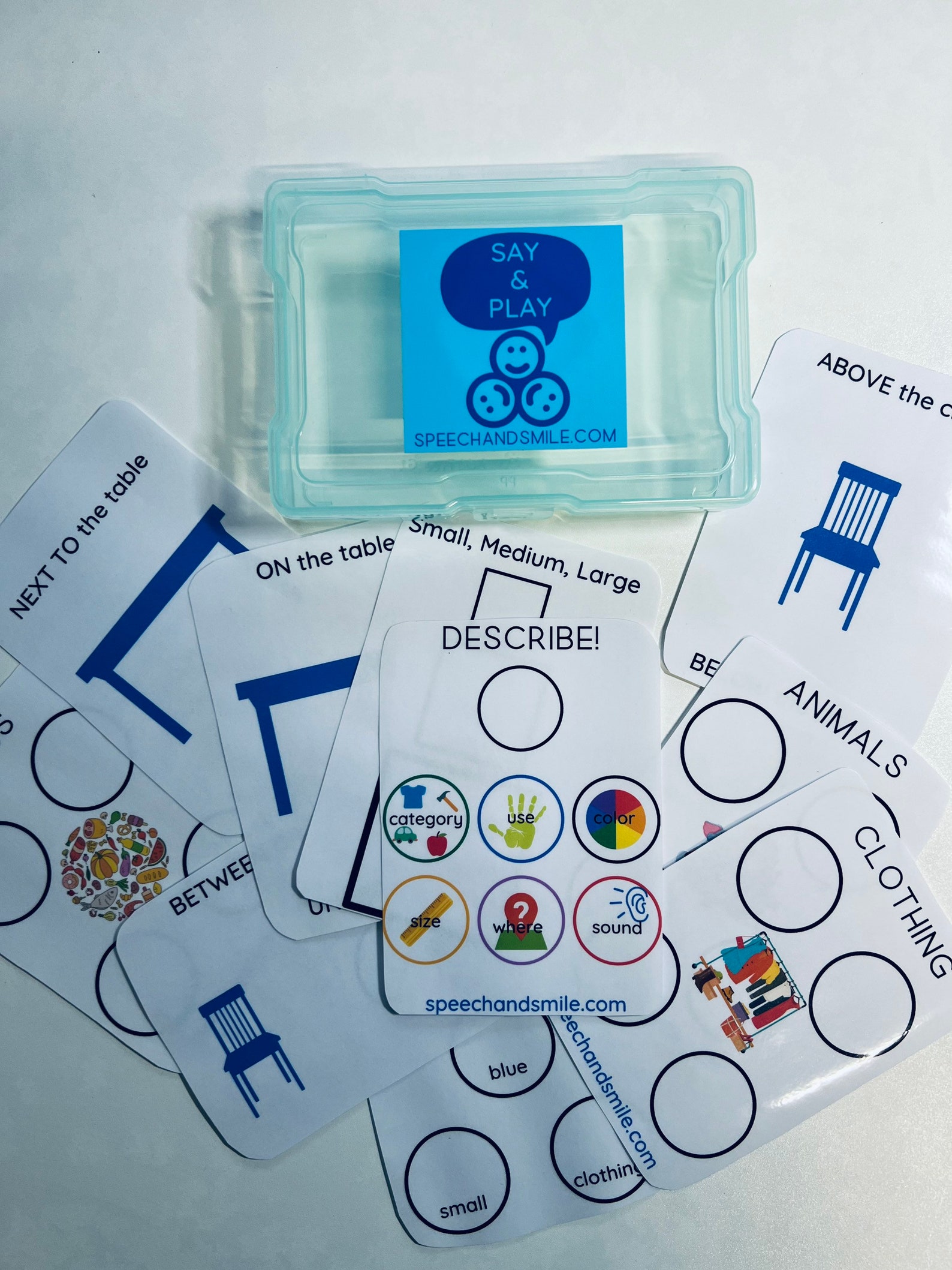 LANGUAGE Task Box With Mini Objects-speech Therapy Activity Box ...