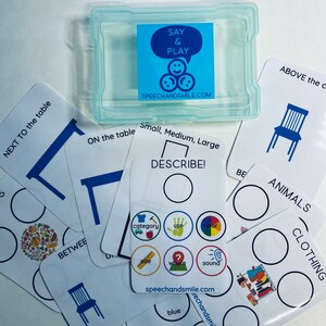 LANGUAGE Task Box With Mini Objects Speech Therapy Activity Box ...