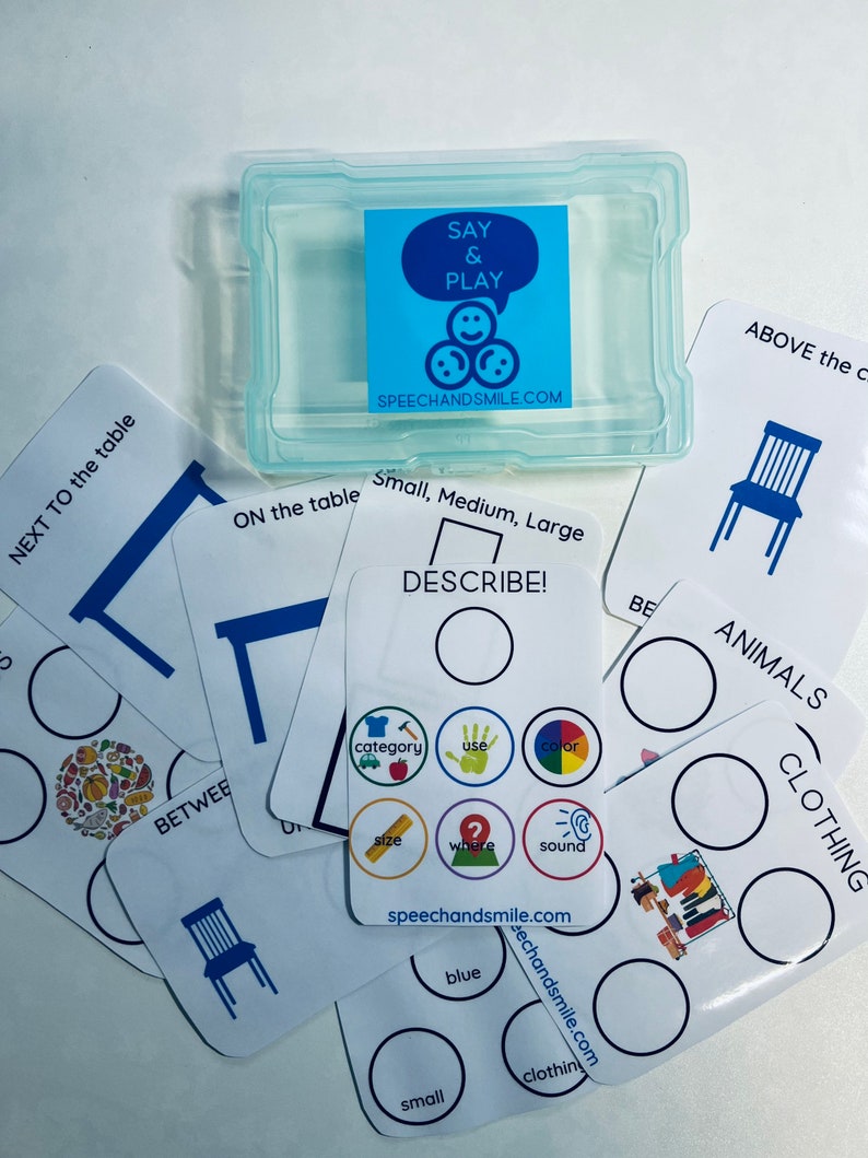 Language Task Box With Mini Objects-speech Therapy Activity - Etsy