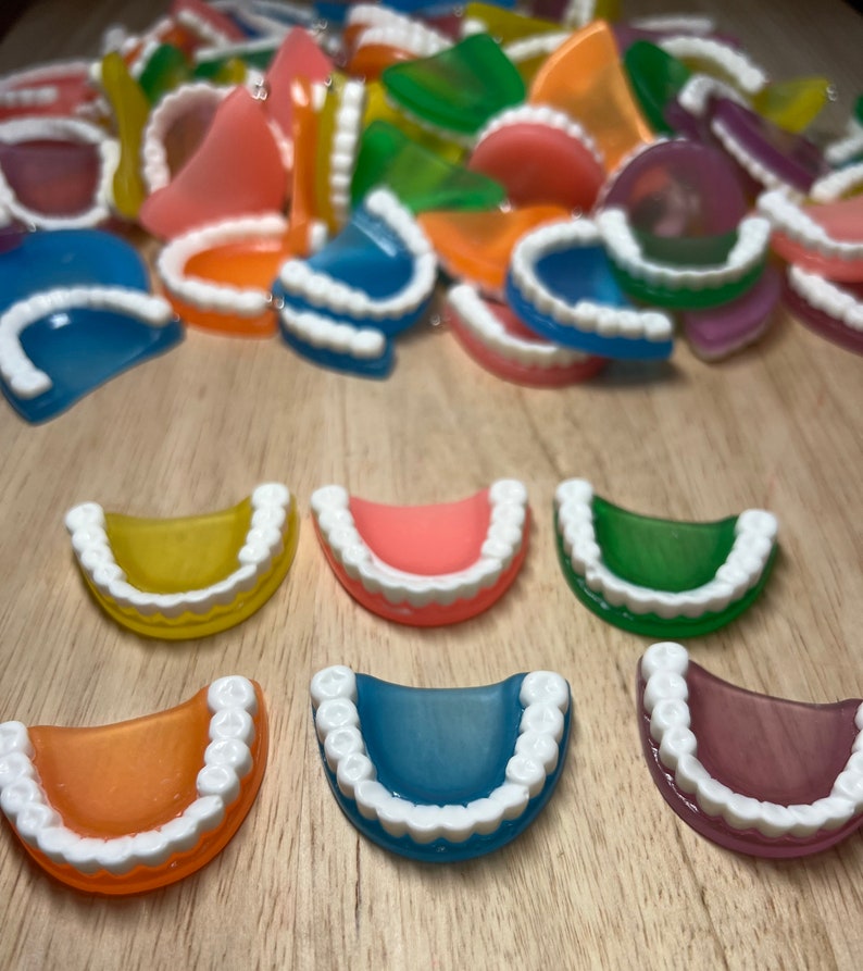 Miniature Teeth Mouth Model Mini Teeth Trinket Speech Therapy Mini ...