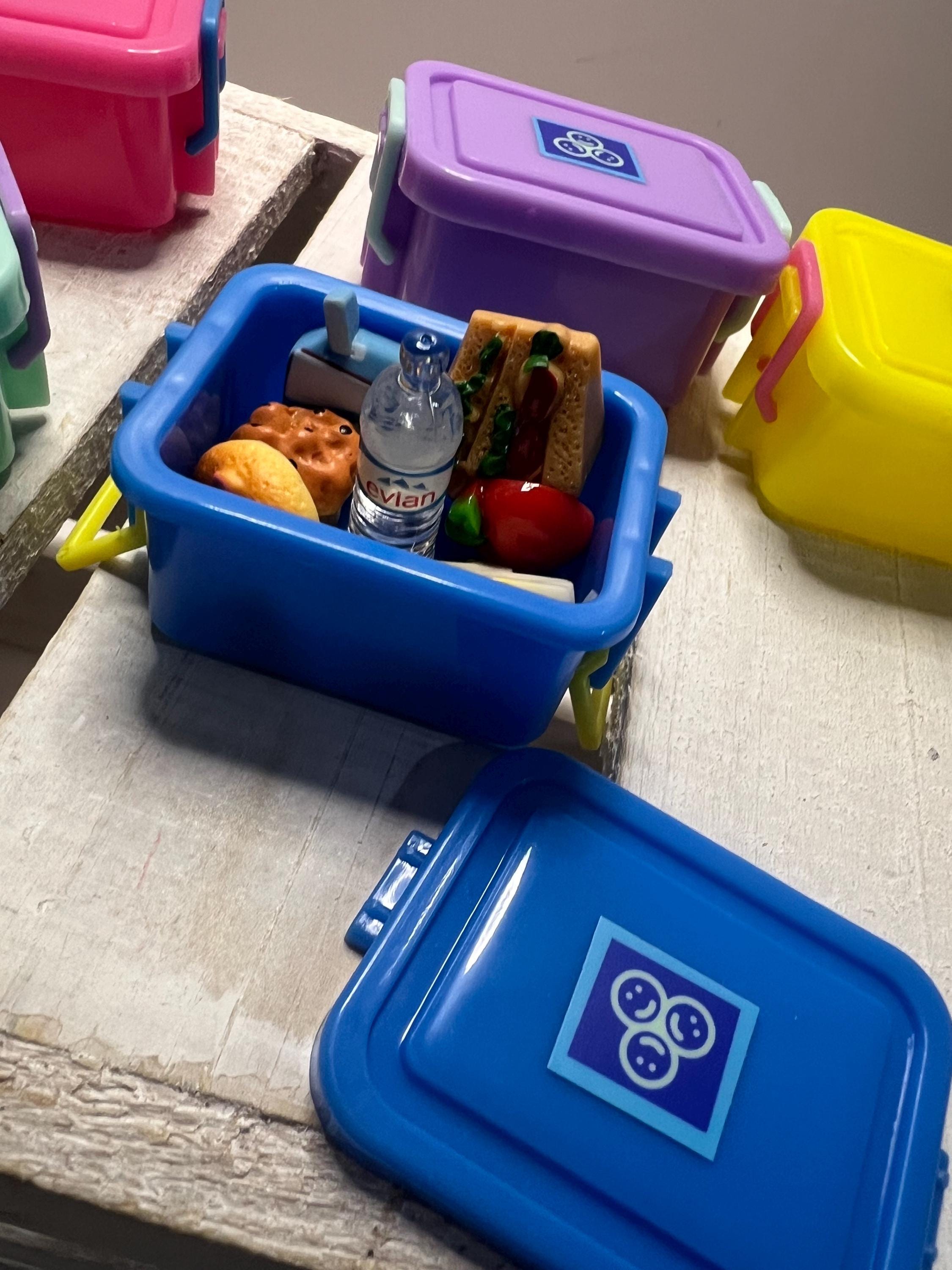 Miniature Lunch Box With Food Minis Dollhouse Food Mini Objects for ...