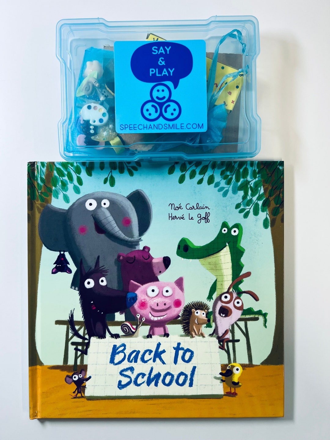 Back to School Story Kit-story Props-speech Therapy Mini - Etsy