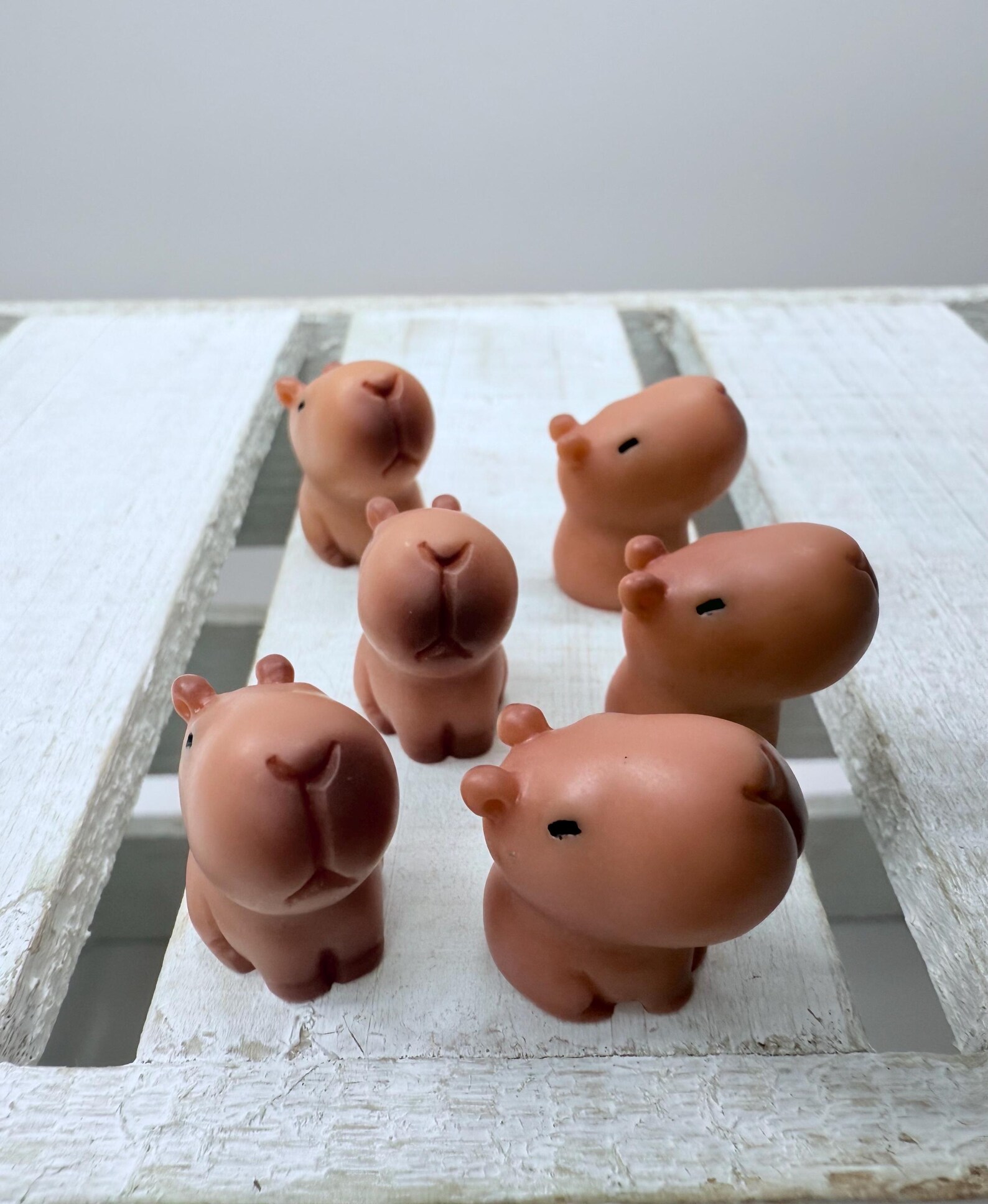Miniature Capybara Figurine Animal Mini Objects Speech Therapy Mini ...