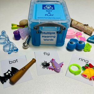 Multiple Meaning Word Mini Objects for Speech Therapy Semantics ...
