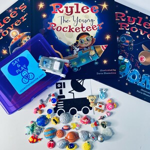 Say and Play Space Story Kit for 3 Space BOOKS Rylee Rocketeer Space ...