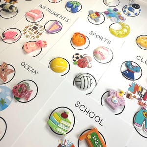 Sorting Task Box With Mini Objects | Speech Therapy Activity Box ...