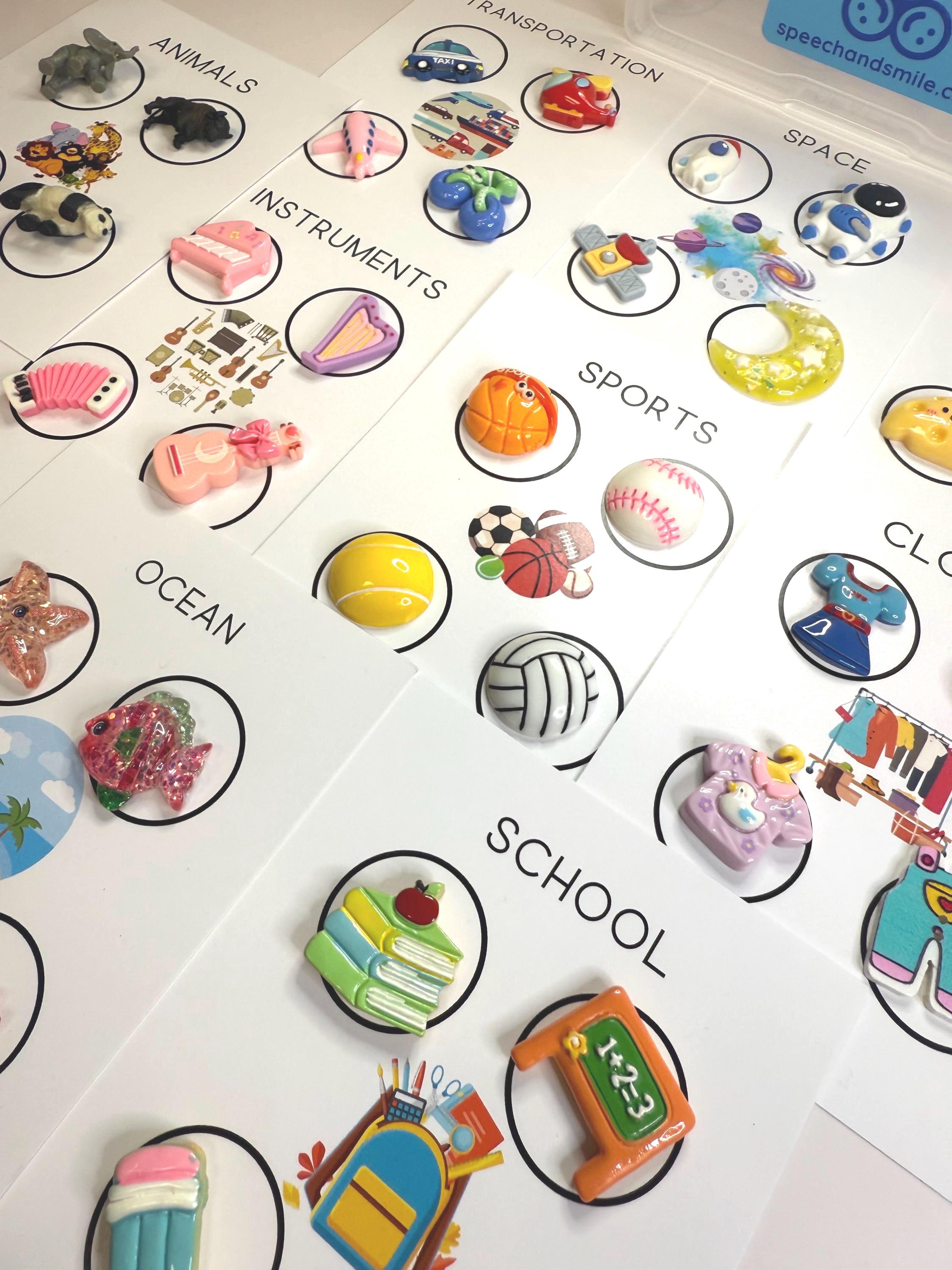 Sorting Task Box With Mini Objects | Speech Therapy Activity Box ...