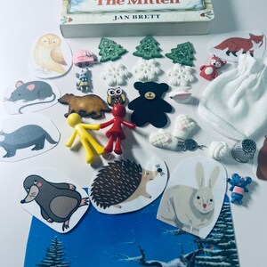 Story Kit the Mitten Book-story Objects for the Mitten Story Companion ...