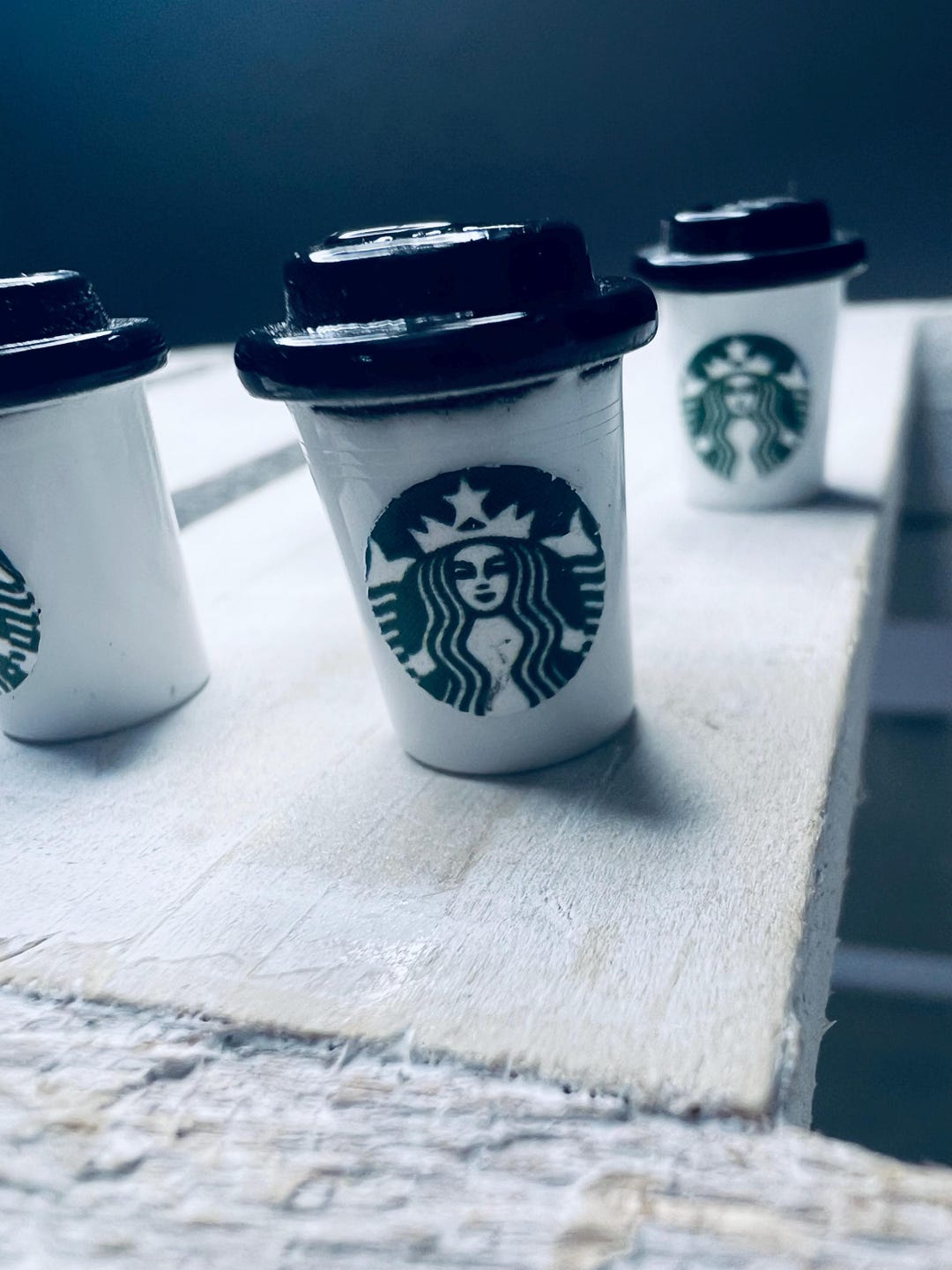 Miniature Starbucks Cup Mini Coffee Cup Trinket Brand Mini Objects for ...