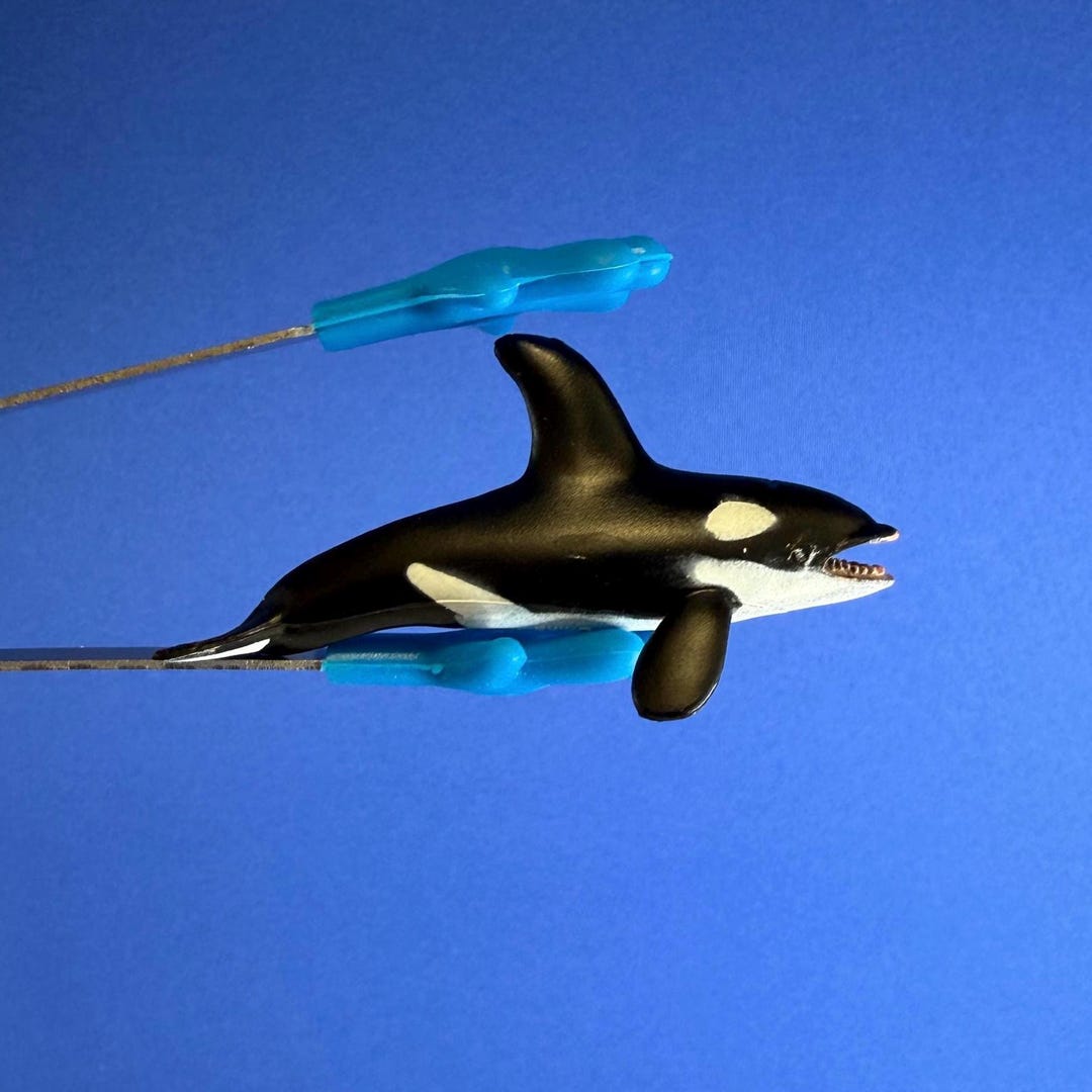 Miniature Whale Orca Figurine – Ocean Theme Realistic Mini Objects - Etsy