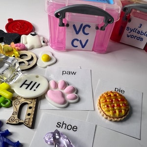 Mini Object Words for Speech Therapy Apraxia Objects Cv-vc, Cvc, Cvcv ...