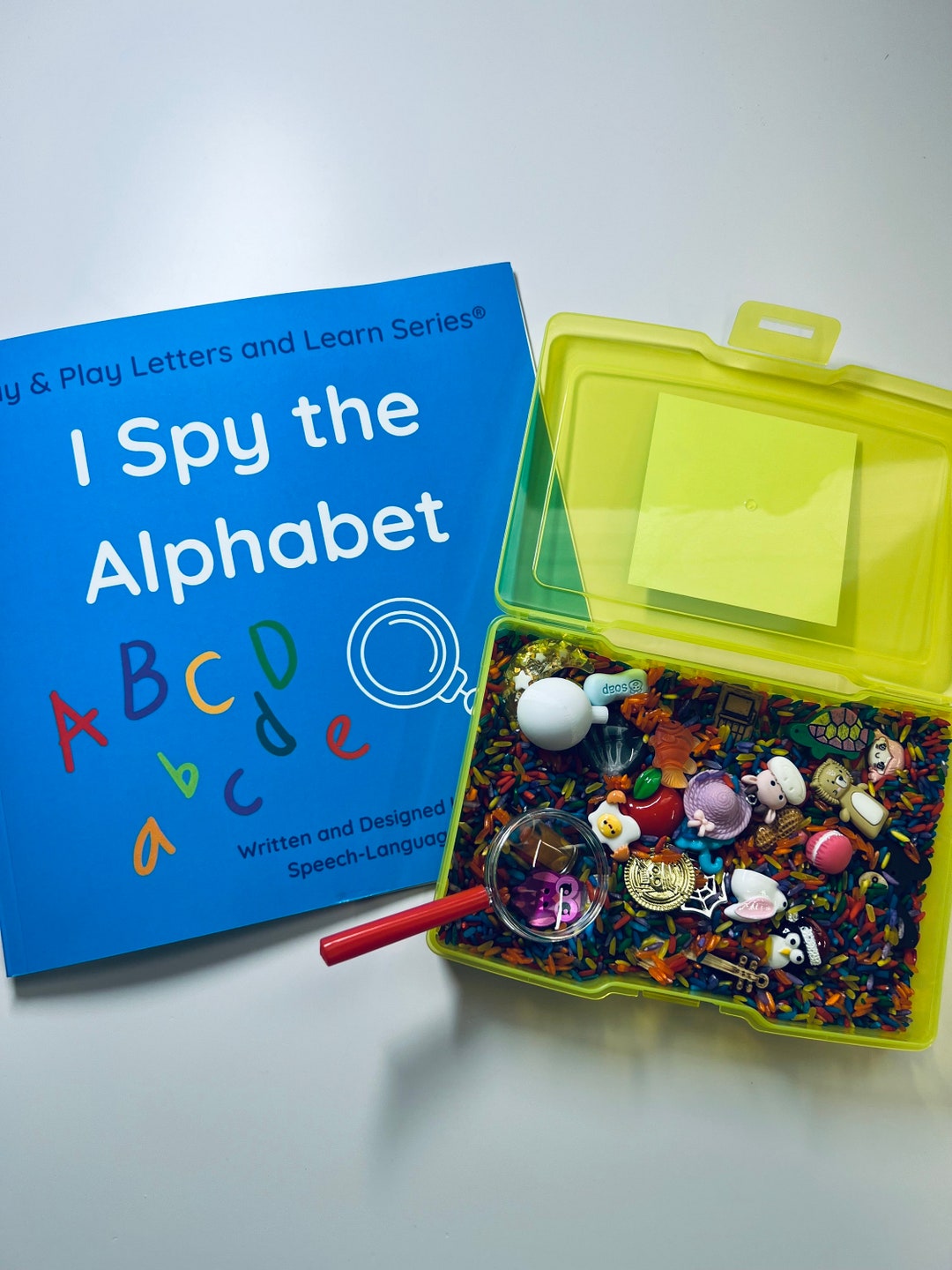 I Spy Alphabet Book With Objects-alphabet Objects-learn the Alphabet ...