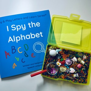 I Spy Alphabet Book With Objects-alphabet Objects-learn the Alphabet ...