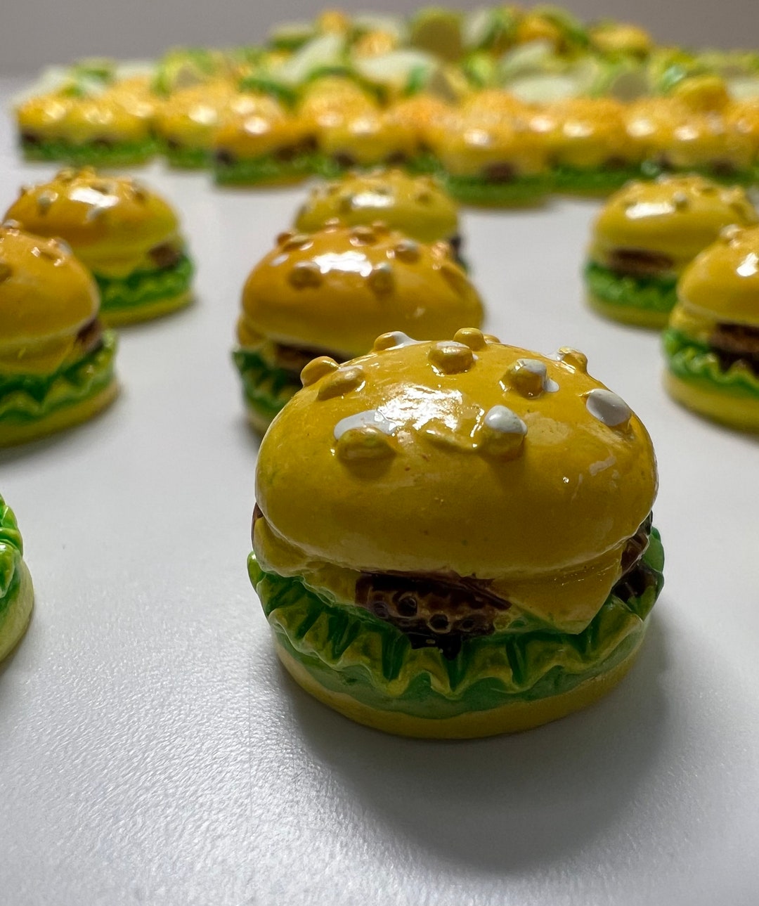 Miniature CHEESEBURGER Trinket - Food Mini Objects Speech Therapy - Etsy