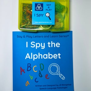 I Spy Alphabet Book With Objects-alphabet Objects-learn the Alphabet ...