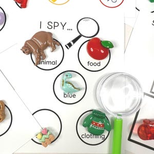 LANGUAGE Task Box With Mini Objects Speech Therapy Activity Box ...