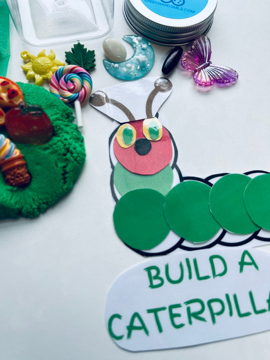 Very Hungry Caterpillar Cup-story Props-speech Therapy Mini - Etsy