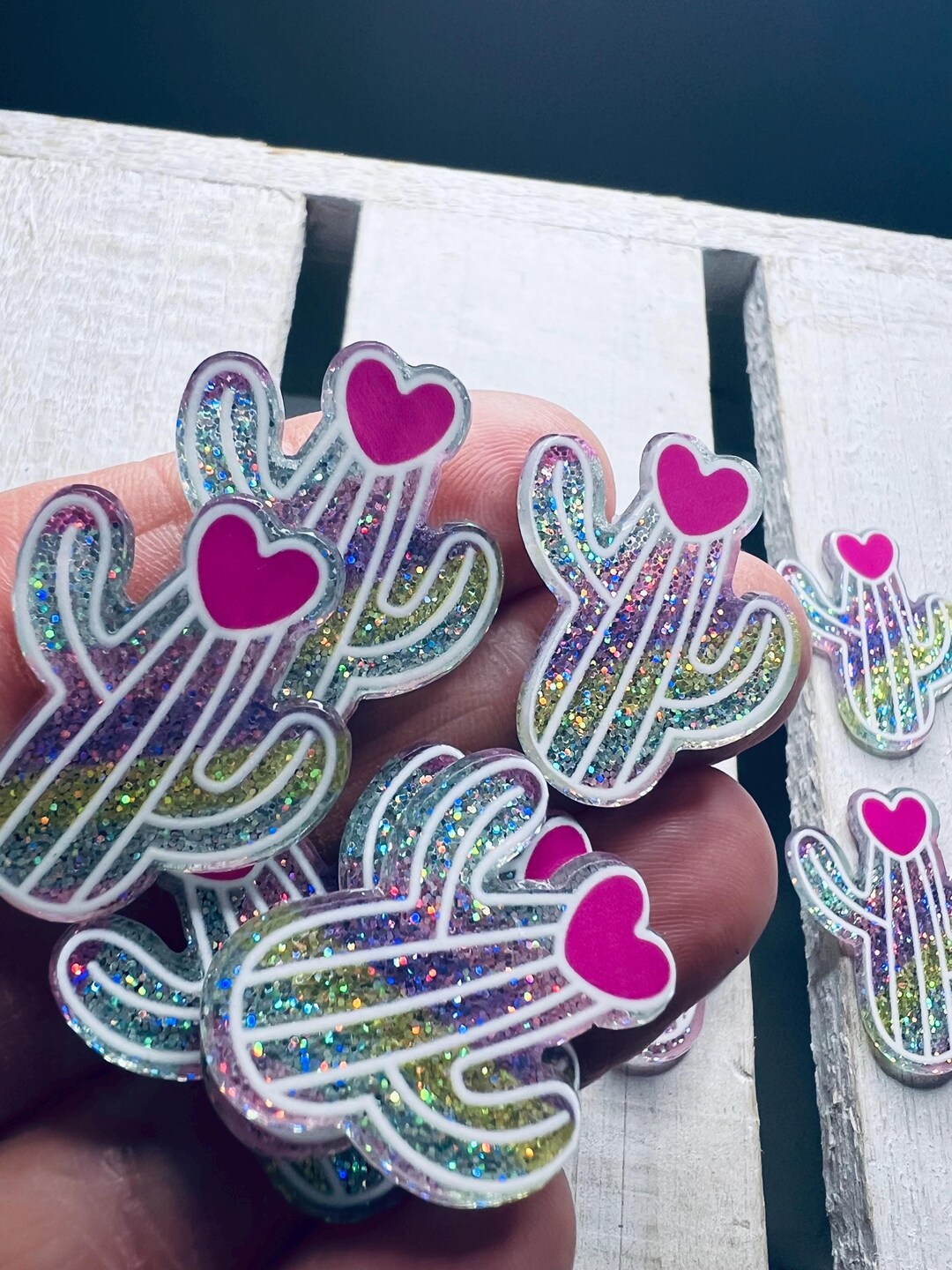 CACTUS Trinkets Alphabet Objects Speech Therapy Doodads Sparkly Mini ...