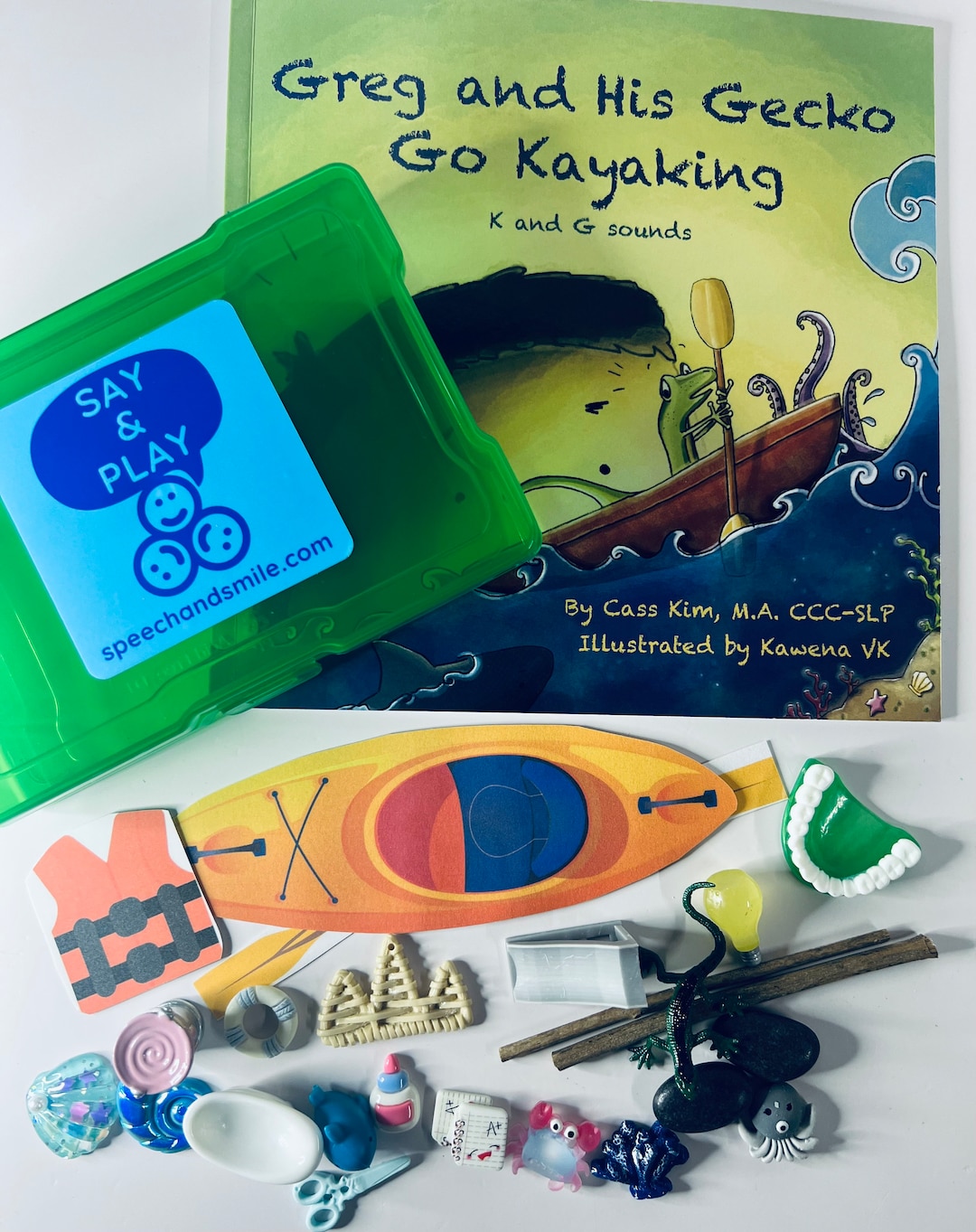 Say and Play Story Kit for Speech Therapy Sounds K and G Greg and His ...