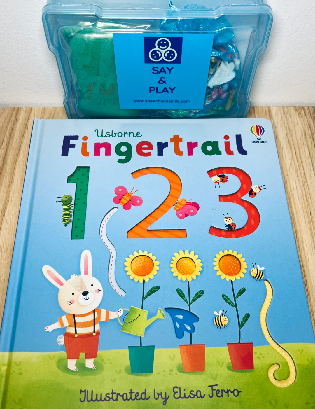 Number Finger Trail Book Kit-story Props-speech Therapy Mini - Etsy