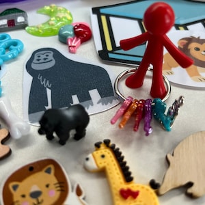 Good Night Gorilla Story Kit – Mini Objects for Speech Therapy & Early ...