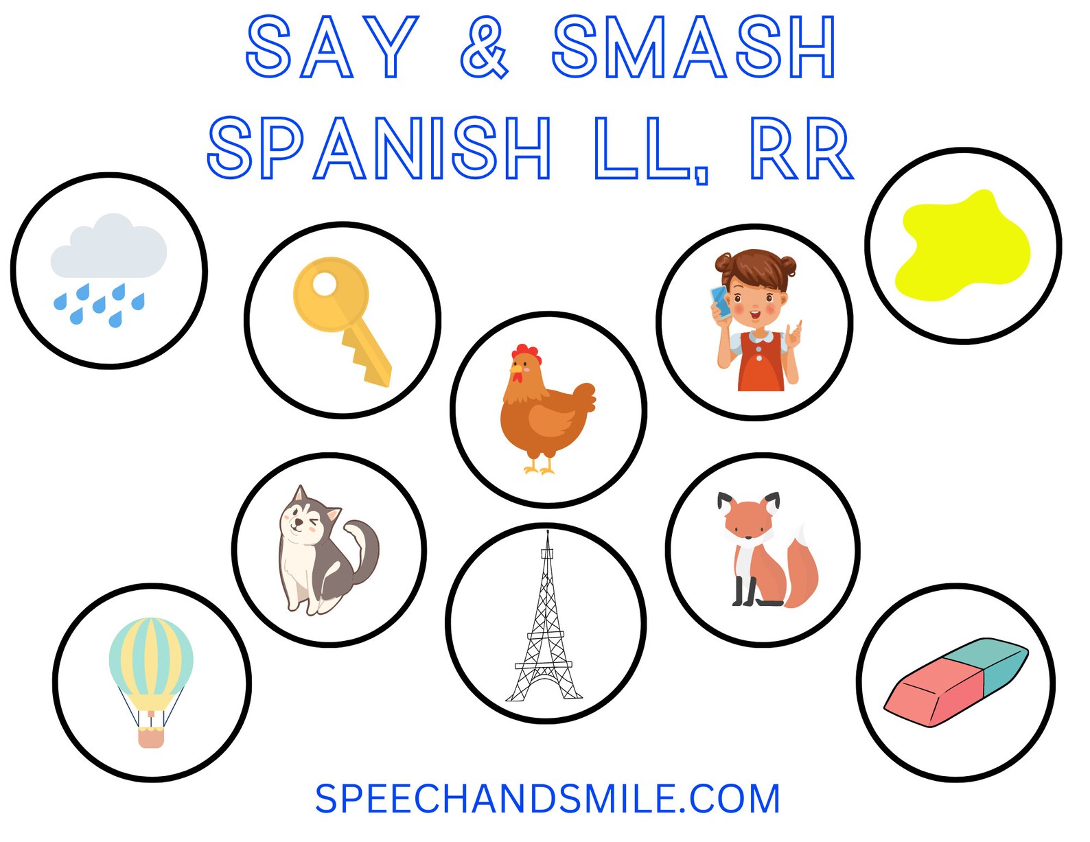 Spanish Alphabet Printable-spanish Alphabet Activity-speech Therapy ...