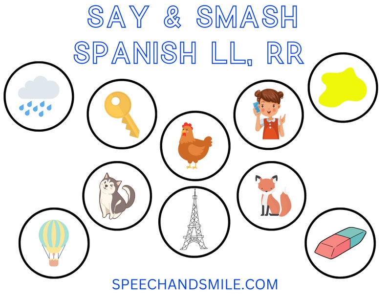 Spanish Alphabet Printable-spanish Alphabet Activity-speech Therapy ...