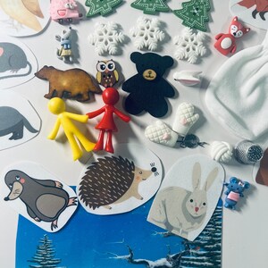 Story Kit the Mitten Book-story Objects for the Mitten Story Companion ...