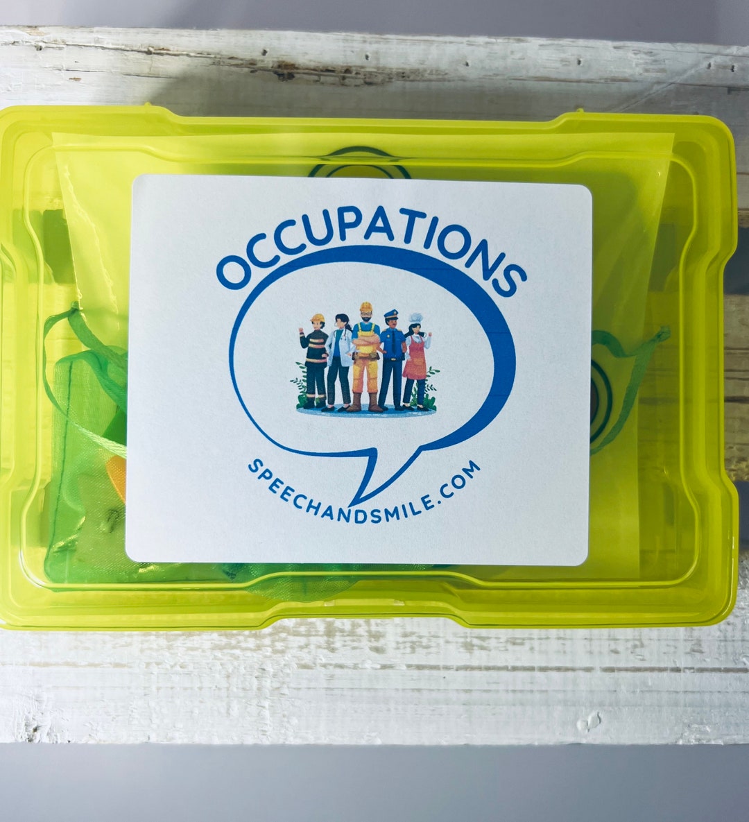 Occupation Trinkets Speech Therapy Mini Objects Occupations Community ...